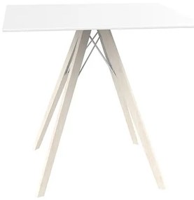 VONDOM - Stůl FAZ WOOD, 60x60, 70x70, 80x80 cm