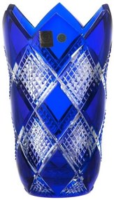 Váza Colombine, barva modrá, výška 205 mm