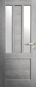 Interiérové dveře vasco doors LISBONA model 4 Průchozí rozměr: 70 x 197 cm, Orientace dveří: Levé dveře, Dekor: Bílá
