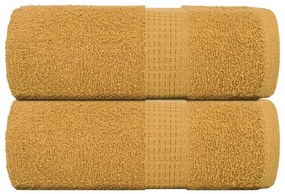 Ručníky pro hosty FROGN 2 ks zlaté 30x50 cm 360 g/m² 136803