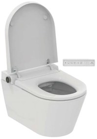 Ideal Standard i.life E - Elektronický bidet s keramikou, závěsný, SoftClose, RimLS+, bílá K875501