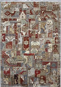 Hans Home | Ručně vázaný kusový koberec Diamond DC-PATCH RED MULTI - 160x230