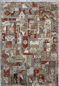 Hans Home | Ručně vázaný kusový koberec Diamond DC-PATCH RED MULTI - 365x457
