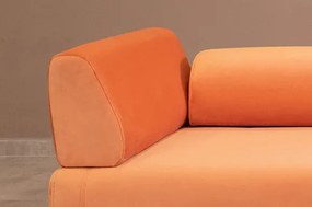 Hanah Home Pohovka INFINITY s postranním stolkem lososová 560ARE1324