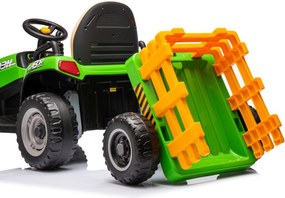 LEAN CARS Akumulátorový traktor BBH-030, zelený