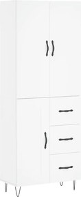 Skříň highboard bílá 69,5 x 34 x 180 cm kompozitní dřevo 3198105