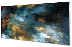 akrylový obraz barevné kaše 100x50 cm