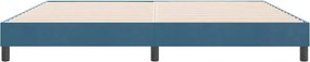 Postel Box Spring bez matrace Dark Blue 180x220 cm samet 3315889