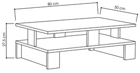 Konferenční stolek Mannsy (antracit). 1062890