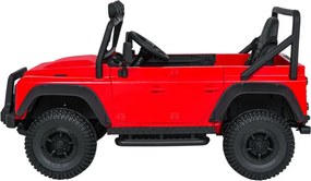 Elektrické autíčko Land Rover Defender 110 SVX červené