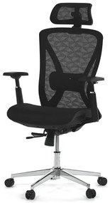 Ergonomická kancelářská židle NILS - černá síťovina Barva: černá
