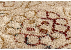Vlněný kusový koberec Pamuka krémovo vínový 300x400cm