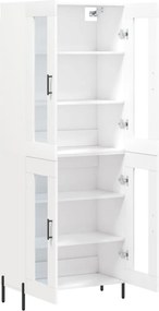 Skříň highboard bílá 69,5 x 34 x 180 cm kompozitní dřevo 3198281