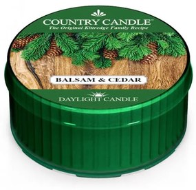 Country Candle Vonná Svíčka Balsam & Cedar, 35 g