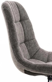 Kancelářská židle Lisburn - látkový potah | světle šedá