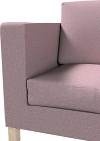 Potah na pohovku IKEA  Karlanda 2-místná, krátký barva růžová látka pletený vzor