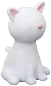 LED dětské noční světlo CATTY 19cm, bílá