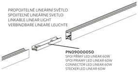 PANLUX LINEAR LED 60W 4000K 60° bílá