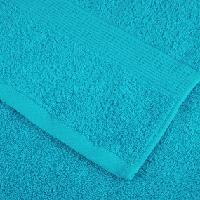Prémiové mycí utěrky SOLUND 10 ks tyrkysové 30x30 cm 600 g/m² 137445