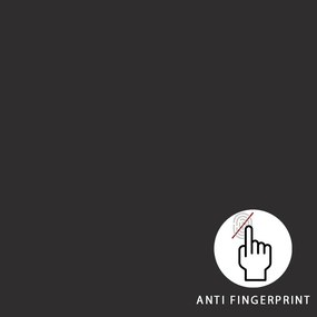 Deska na zeď mezi pracovní desku a horní kuchyňské skříňky | ČERNÁ MAT anti fingerprint | VOLITELNÝ ROZMĚR