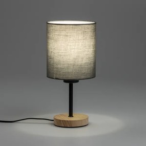 Brilagi - Stolní lampa NUBILA WOOD 1xE27/25W/230V dub/antracit