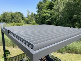 LANIT PLAST, s.r.o. hliníková bioklimatická pergola LANITPLAST PREMIUM PLUS 4x3 m ELEKTRICKÁ LG4092