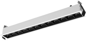 Indeluz 809E-L3325B-01 zapuštěné stropní LED svítidlo Sigma L Mini-Trim, bílé, 25W, 4000K, 65cm