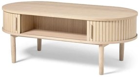 Designový konferenční stolek Palomino 120 cm bílý dub
