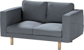 Potah na pohovku IKEA Norsborg 2-místná barva šedá látka pletený vzor