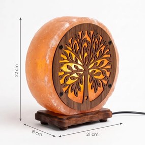 Solná lampa kulatý Strom 5,2 kg