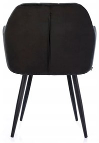 Čalouněná židle 56x45x84cm, více barev Barva: černá