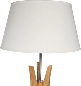 Bílá stojací lampa KALO, 156 cm