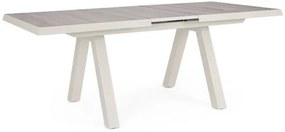 BIZZOTTO Rozkládací zahradní stůl KRION 163-203x93 cm světlý