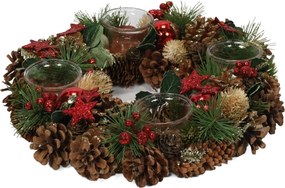 Adventní věnec, svícen na 4 svíčky, Ø 34 cm