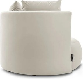 Béžové sametové křeslo Cesar – Bobochic Paris