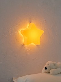 Sinsay - Nástěnná LED noční lampička ve tvaru hvězdy - žlutá