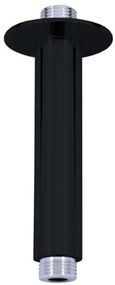 RAV Slezák Sprchy - Sprchové rameno stropní, 15 cm, matná černá MD0311CMAT