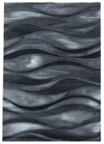 Vopi | Kusový koberec Costa 3528 black - 140 x 200 cm
