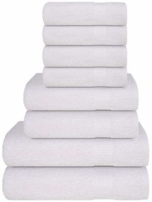8dílná sada ručníků FROGN bílá 360 g/m² 137061