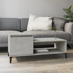 vidaXL Konferenční stolek 100 x 50 x 45 cm kompozitní dřevo [821134] Barva: Betonová šedá