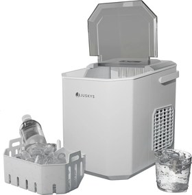 Juskys Výrobník ledu IceOracle se samočištěním Barva: červená