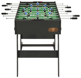Skládací stolní fotbal 121 x 61 x 80 cm černý,  91938