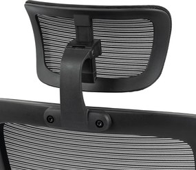 Ergonomická kancelářská židle MERTON - modrá síťovina