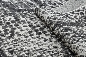 Dywany Łuszczów Kusový koberec Sion Sisal Snake`s skin 22162 ecru/black ROZMĚR: 160x220