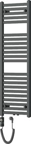 Mexen Hades, elektrické topné těleso 1200 x 400 mm, 600 W, antracitová, W104-1200-400-2600-66
