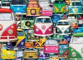 EUROGRAPHICS Puzzle Volkswagen Bus: Funky Jam / 1000 dílků / 67,6 × 48