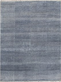 Ručne viazaný kusový koberec Diamond DC-MCN Denim blue / silver, 365x457, modrá, chodba / predsieň, Diamond Carpets India