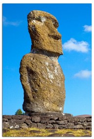 Obraz na plátně - Ahu Akivi moai - obdélník 7921A (60x40 cm)