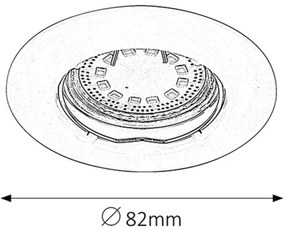 Rabalux 1163 - SADA 3xLED Podhledové svítidlo LITE 3xGU10/3W/230V