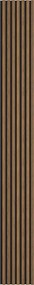 Mexen Lam-B nástěnné lamely 275 x 31,5 cm, deska HDF 4 mm, Mocca Dub - S100-275317-2812-074